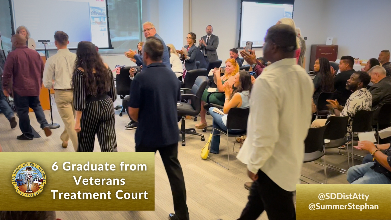 Six Veterans Graduate from Specialized Court Program Aiding Recovery ...